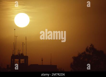 Control tower at an air base at Cairo, Egypt Stock Photo - Alamy