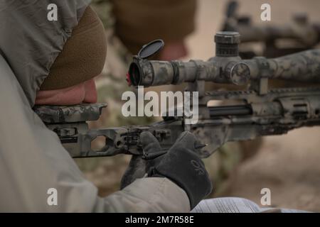 During firing exercises snipers frequently check target location ...