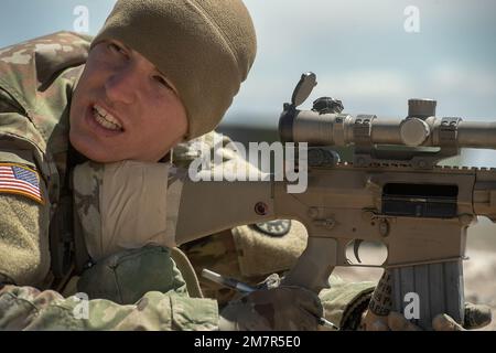 During firing exercises snipers frequently check target location ...