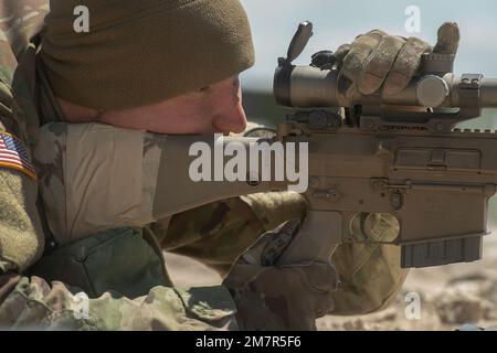 During firing exercises snipers frequently check target location ...