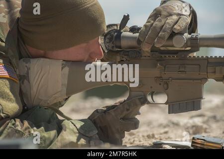 During firing exercises snipers frequently check target location ...