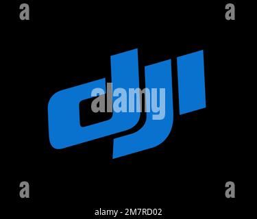 DJI company, Logo, Black background Stock Photo - Alamy