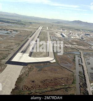A view of the runways at the Pacific Missile Test Center. Base: Naval ...