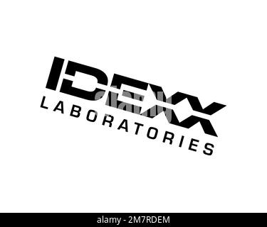 Idexx Laboratories, rotated logo, white background Stock Photo - Alamy
