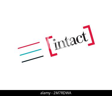 Intact Financial, Logo, White background Stock Photo - Alamy