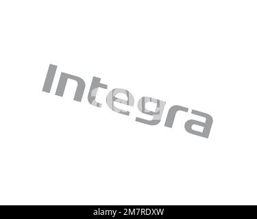 Integra Home Theatre, Logo, White Background Stock Photo - Alamy