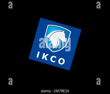 Iran Khodro, Logo, Black background Stock Photo - Alamy