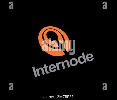 Internode ISP, Logo, Black background Stock Photo - Alamy
