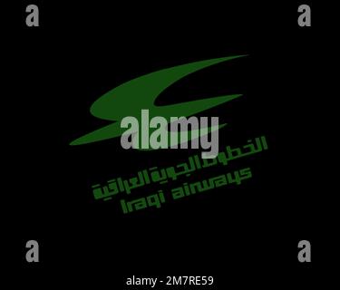 Iraqi Airways, Logo, Black background Stock Photo - Alamy