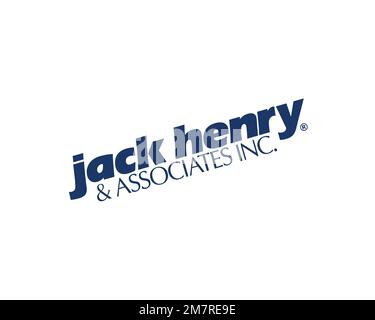 Jack Henry & Associates, rotated logo, white background B Stock Photo ...