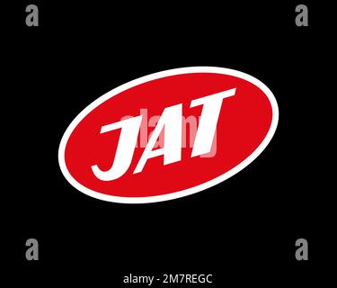 Jat Airways, Logo, Black background Stock Photo - Alamy