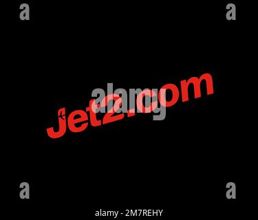 Jet2. com, Logo, Black background Stock Photo - Alamy