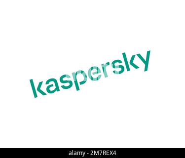 Kaspersky Lab, rotated logo, white background B Stock Photo - Alamy