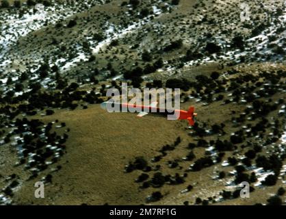 A left side view of a Tomahawk Sea Launch Cruise Missile (SLCM) in ...