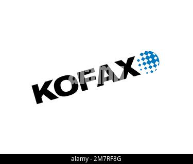Kofax, Logo, White background Stock Photo - Alamy