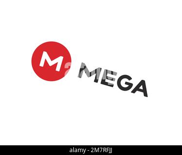 Mega service, Logo, White background Stock Photo - Alamy