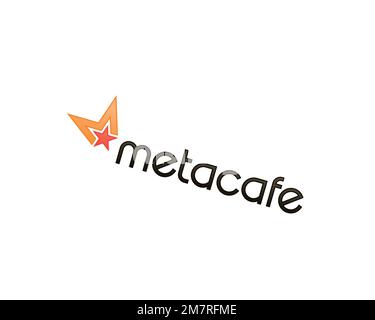 Metacafe, Logo, White background Stock Photo - Alamy