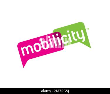 Mobilicity, Logo, White background Stock Photo - Alamy
