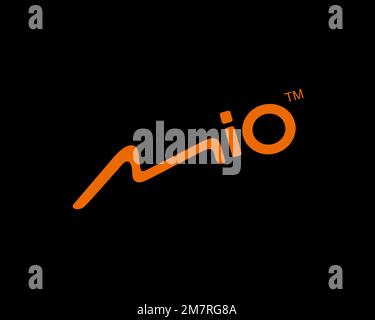 Mio Technology, Logo, Black background Stock Photo - Alamy