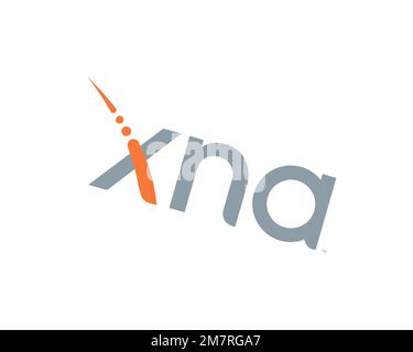 Microsoft XNA, rotated logo, white background Stock Photo - Alamy