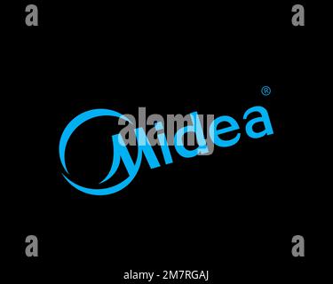 Midea Group, Logo, Black background Stock Photo - Alamy