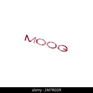 Moog Inc. rotated logo, white background Stock Photo - Alamy