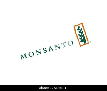 Monsanto, rotated logo, white background B Stock Photo - Alamy