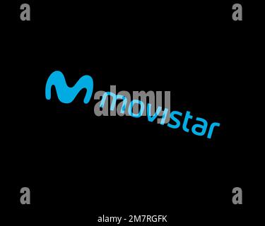 Movistar, Logo, Black background Stock Photo - Alamy