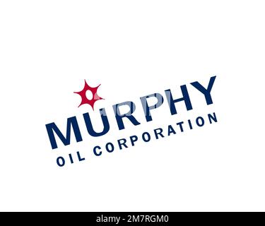 Murphy Oil, rotated logo, white background B Stock Photo - Alamy