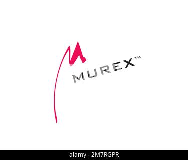 Murex financial software, rotated logo, white background B Stock Photo ...