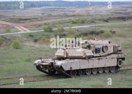 An M1150 assault breacher vehicle assigned to 588th Brigade Engineer ...