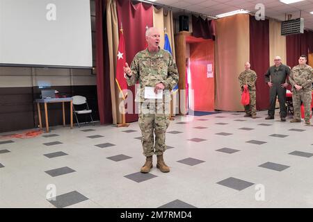 Pennsylvania Adjutant General Maj. Gen. Mark Schindler speaks to ...