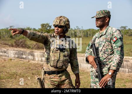 U.S. Army Sgt. Elijah Garrison, a combat advisor from A Company, 2nd ...