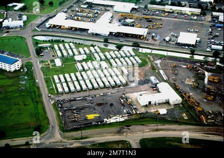 Aerial view of Naval Base Subic Bay Stock Photo - Alamy