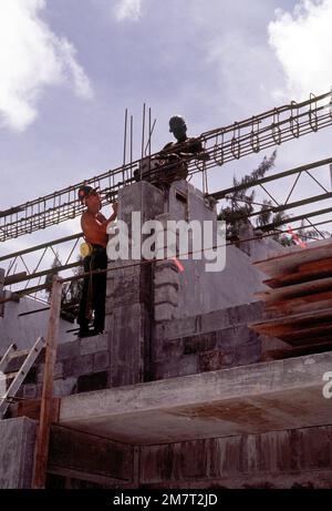 A construction site. Base: Nav Sup Activity, Diego Garcia Country ...