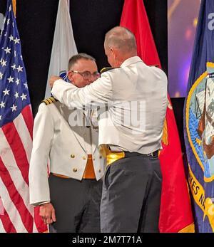 OICC China Lake’s Operations Officer Commander Nathan Hardy being ...