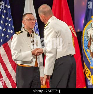 OICC China Lake’s Operations Officer Commander Nathan Hardy being ...