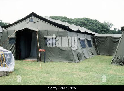 The new TEMPER (Tent, Expandable, Modular, Personnel) tent is erected ...
