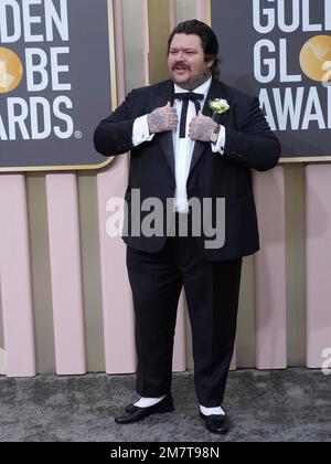 Matty Matheson arrives at the 80th Annual Golden Globe Awards held at ...