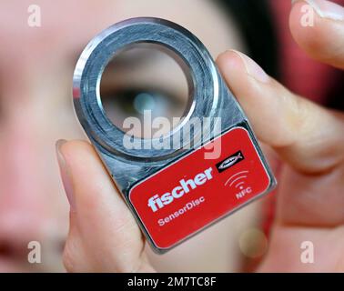 Waldachtal, Germany. 16th Nov, 2022. The BauBot is presented during a ...