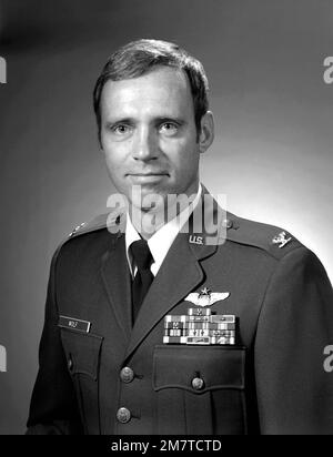 COL Allen E. Wolf, USAF (uncovered). Country: Unknown Stock Photo - Alamy