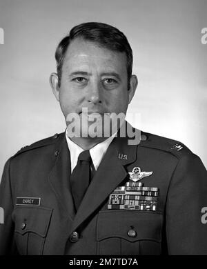 COL Charles C. Carey, USAF (uncovered). Country: Unknown Stock Photo ...