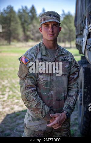 Army Reserve Soldier Spc. Nicholas Small with the 353rd Transportation ...