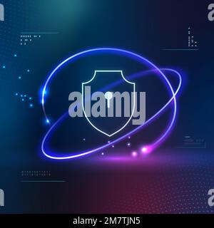 Computer safety technology icon vector Stock Vector Image & Art - Alamy