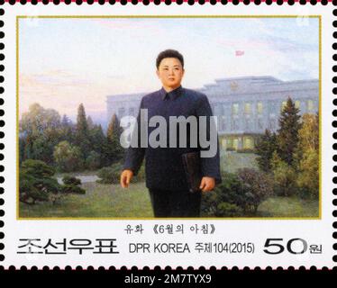 2015 North Korea stamp. 70th Anniversary of the Liberation of Korea ...