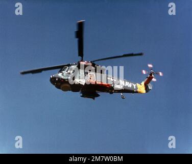 Aerial view of a Light Helicopter Anti-submarine Squadron 31 (HSL-31 ...