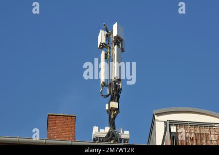 Copenhagen/Denmark/10 January 2023/ Sirens placed on danish roofs in ...