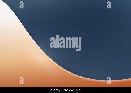 Copper curve on a dark blue background vector Stock Vector Image & Art ...
