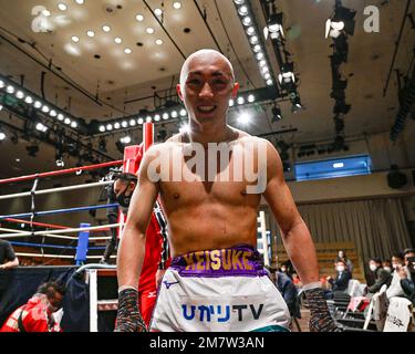 Tokyo, Japan. 10th Jan, 2023. Tom Hamaguchi before the featherweight 8 ...