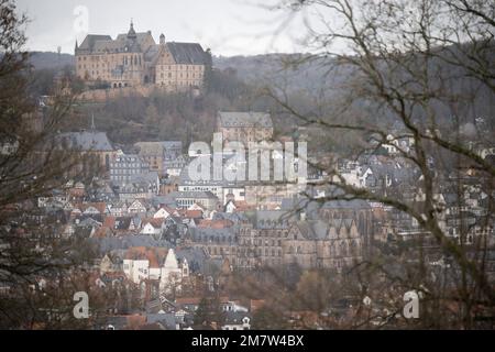 Marburg, Germany. 10th Jan, 2023. The city center of Marburg, Credit ...